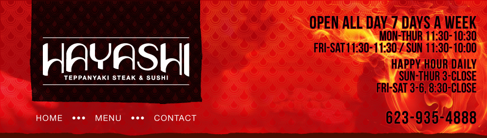 Hayashi - Menu